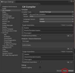 【Unity】Unityで最新バージョンのC#を使う - rarafyの技術ブログ